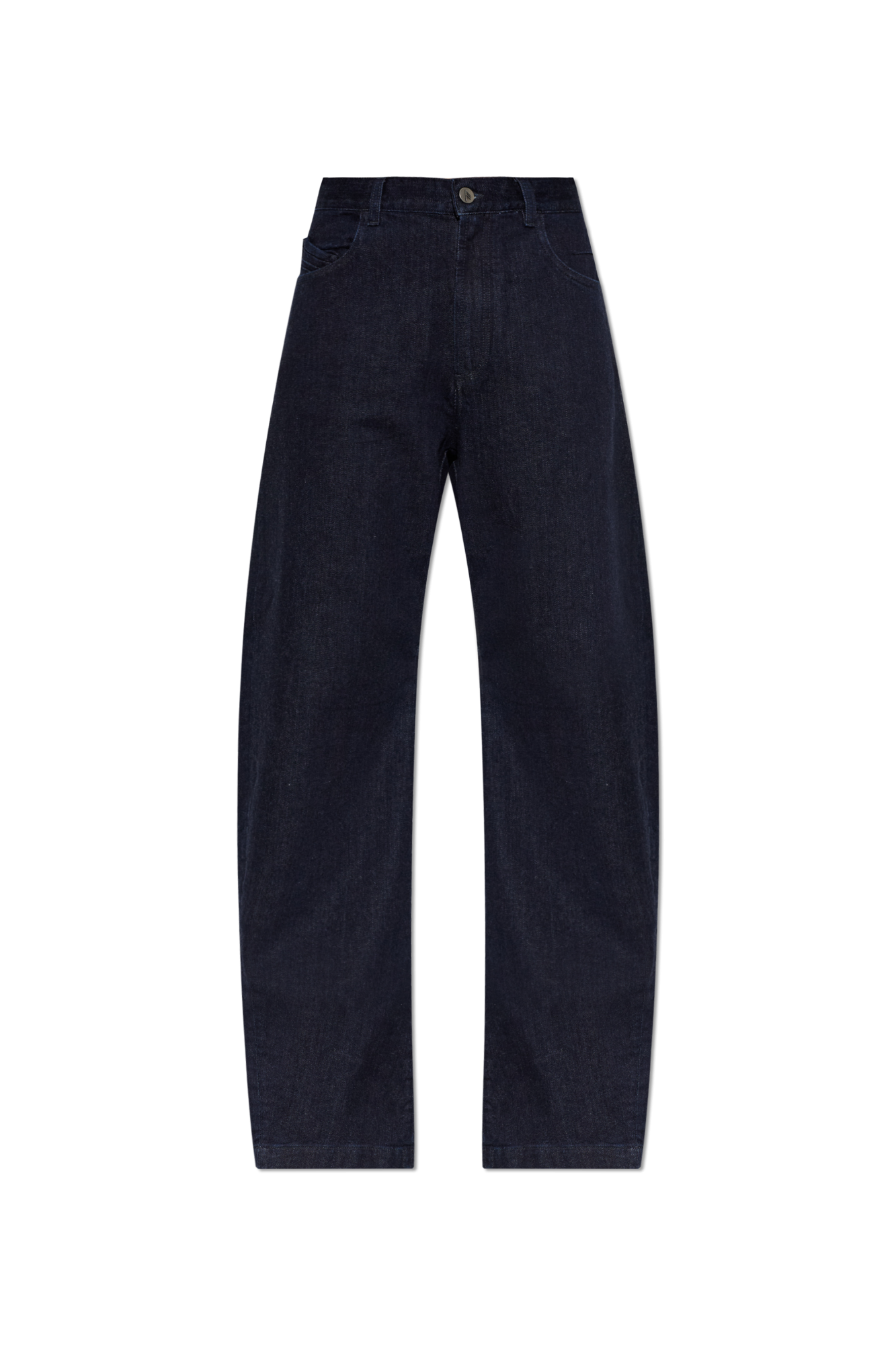 ATTICO The Attico Boyfriend Fit Jeans with Embroidered Logo